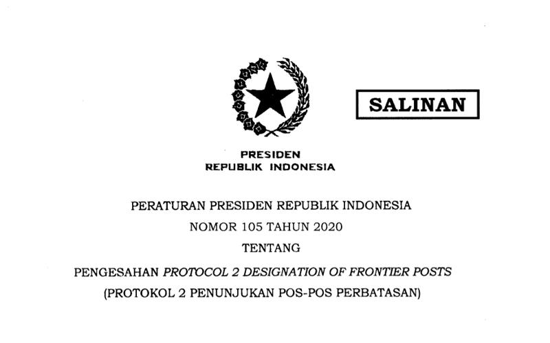 Jokowi Ratifikasi Protokol ASEAN Tentang Penunjukan Pos Perbatasan